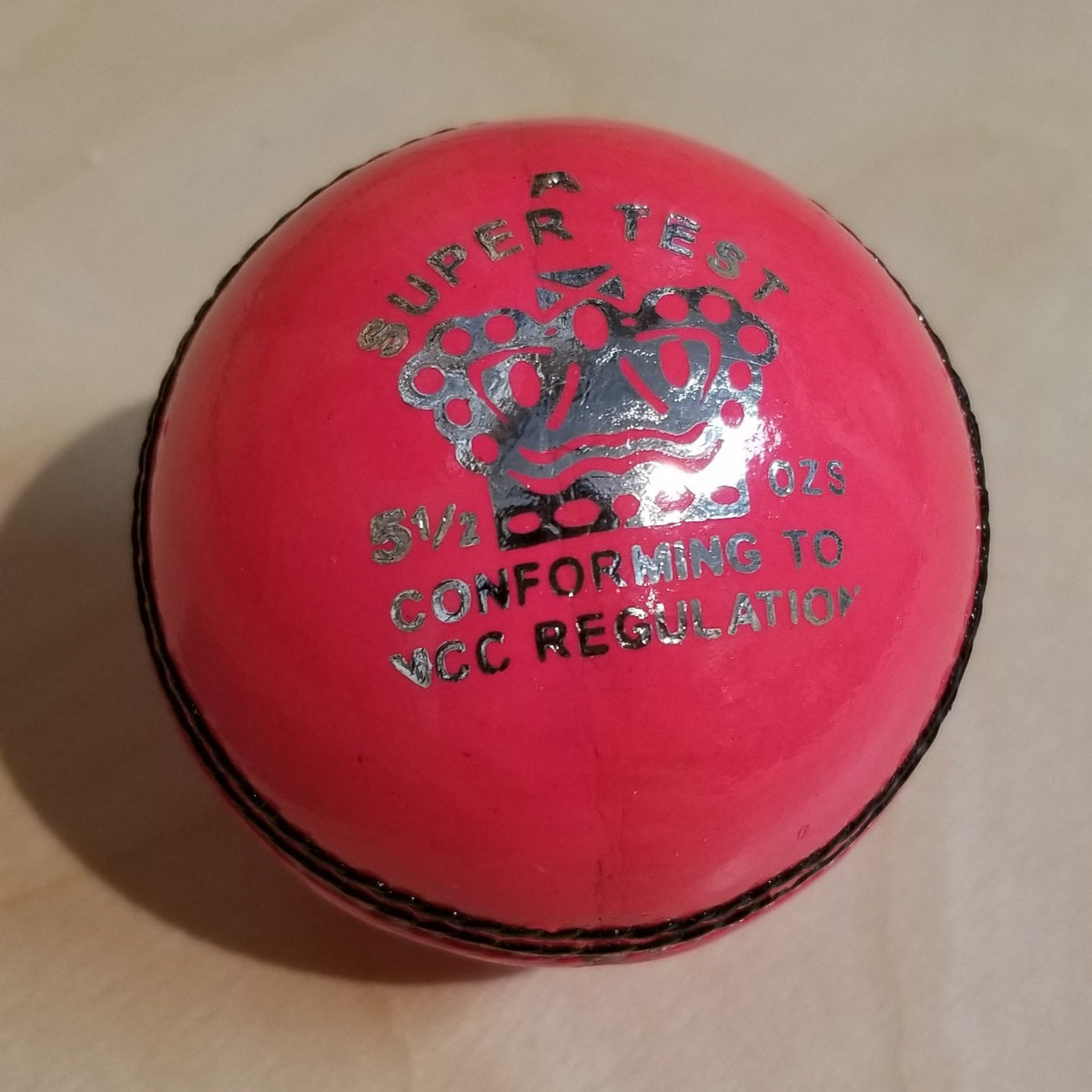 CA SUPER TEST LEATHER BALL - PINK – MONARCH CRICKET