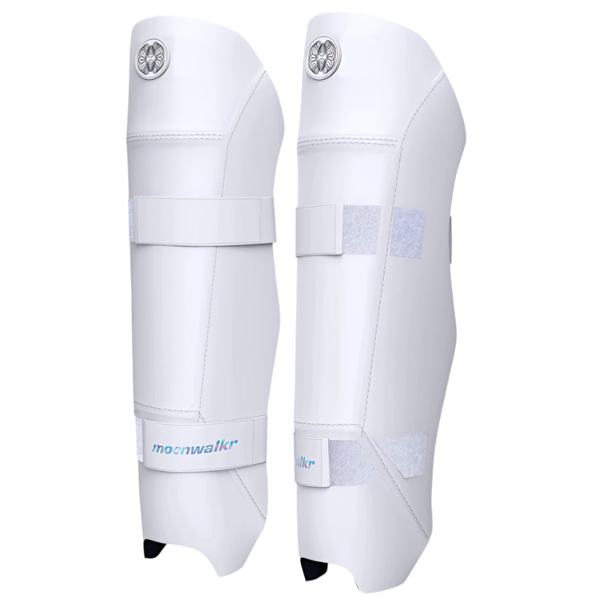MOONWALKR Keeping Shin Guards - WHITE – MONARCH CRICKET